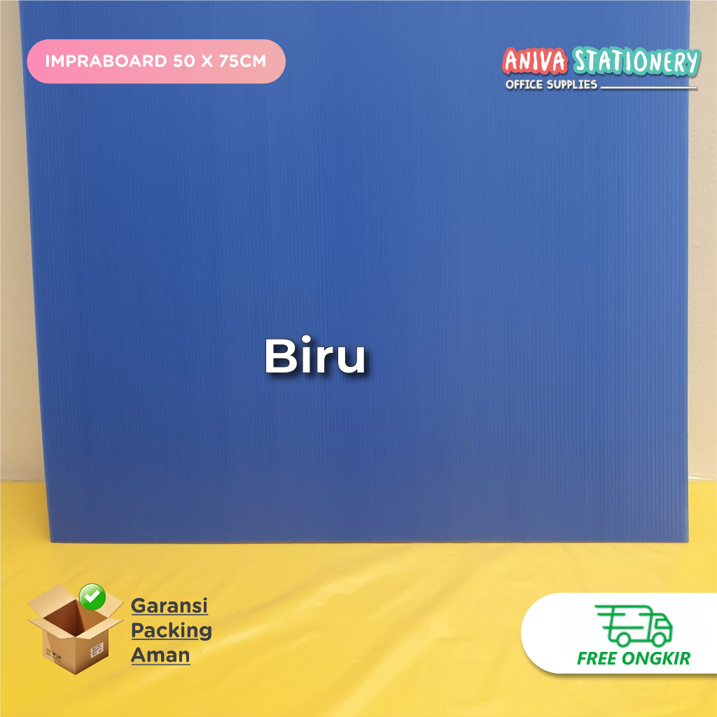 Jual IMPRABOARD INFRABOARD KARTON PLASTIK LEMBARAN TEBAL 3MM 50 x 75 cm | Shopee Indonesia