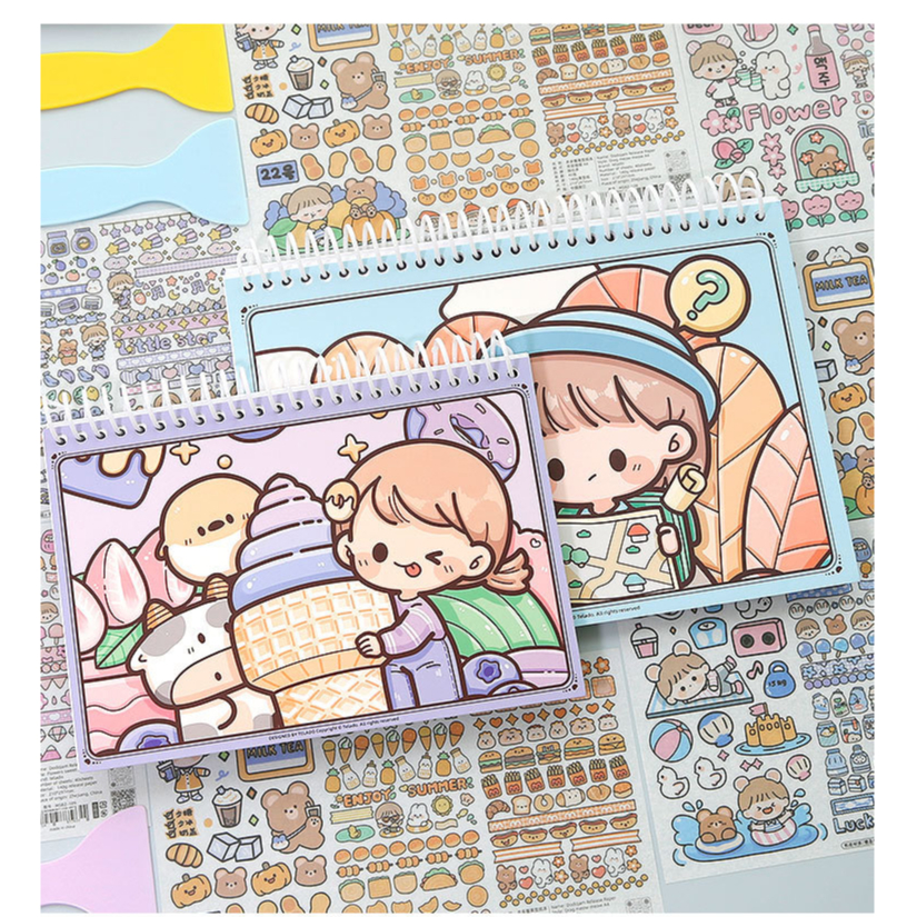 Jual TLD003 Buku Tempel Stiker Edisi Dodogirl 40 Lembar Free 1 Stiker ...