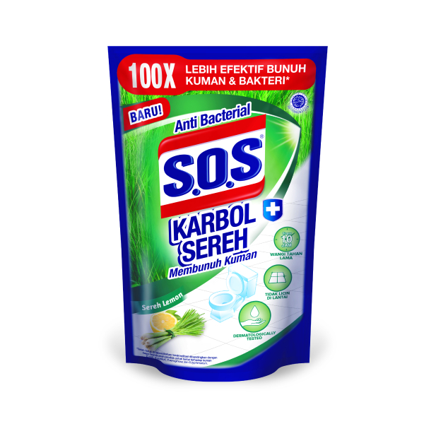 Jual SOS KARBOL WANGI SEREH LEMON Refill 700ml | Shopee Indonesia