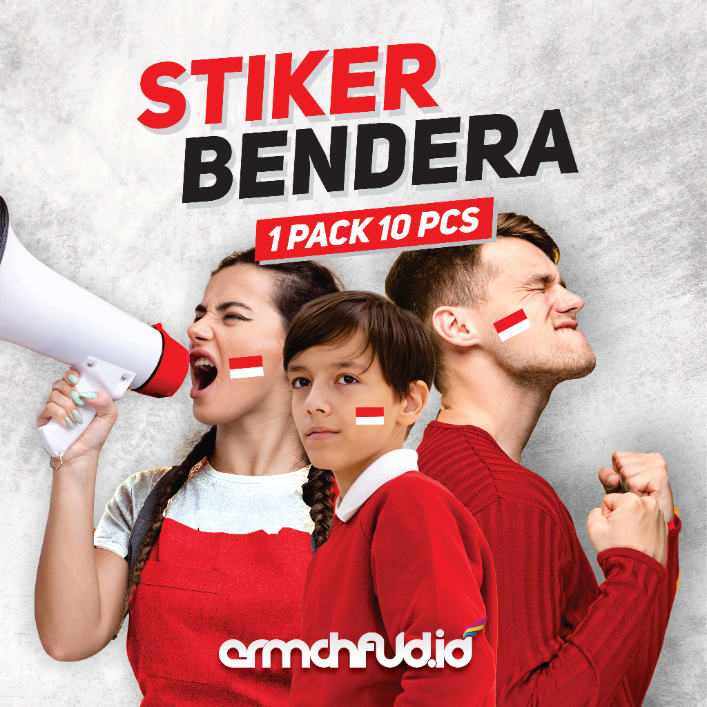 Jual stiker bendera sticker bendera merah putih Indonesia Murah Lomba ...