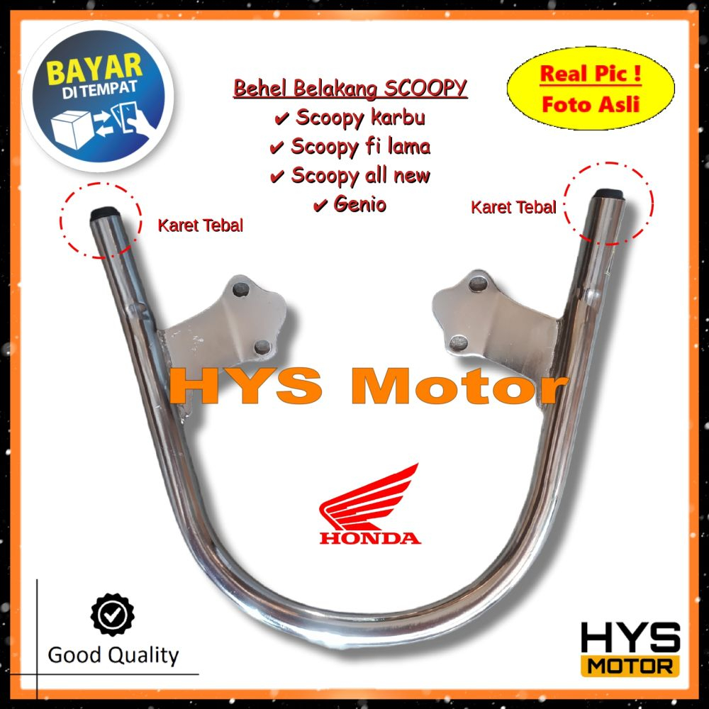 Jual HYS Behel Scoopy Fi Injeksi Lama 2013 s/d 2019 / Scoopy New 2020 ...