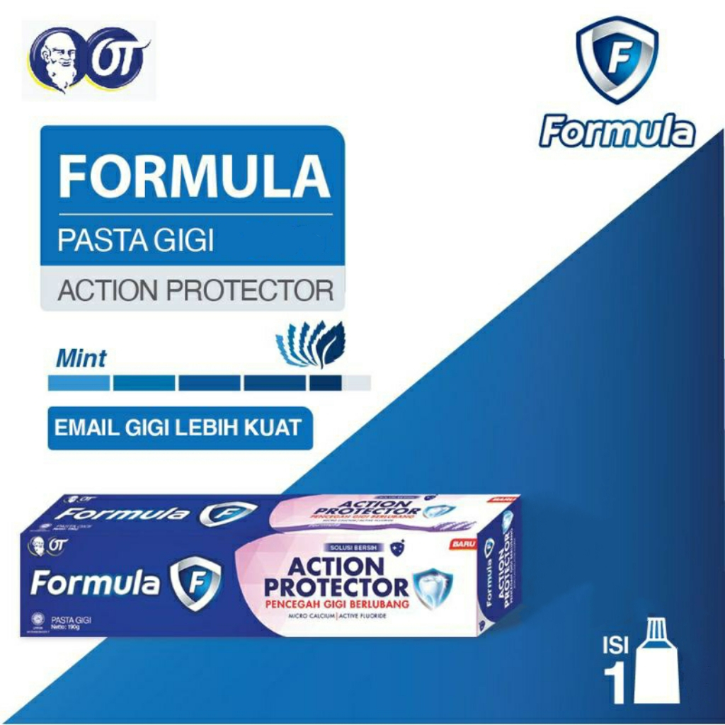 Jual PASTA GIGI FORMULA ACTION PROTECTOR 190grm | Shopee Indonesia