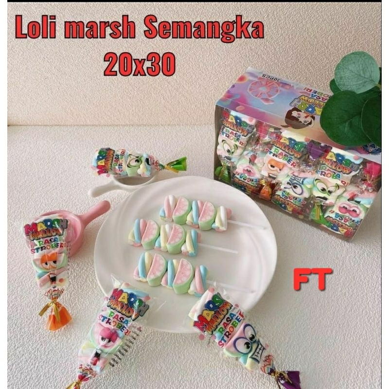 Jual permen marsmalow semangka 30 pcs(OBRAL) | Shopee Indonesia