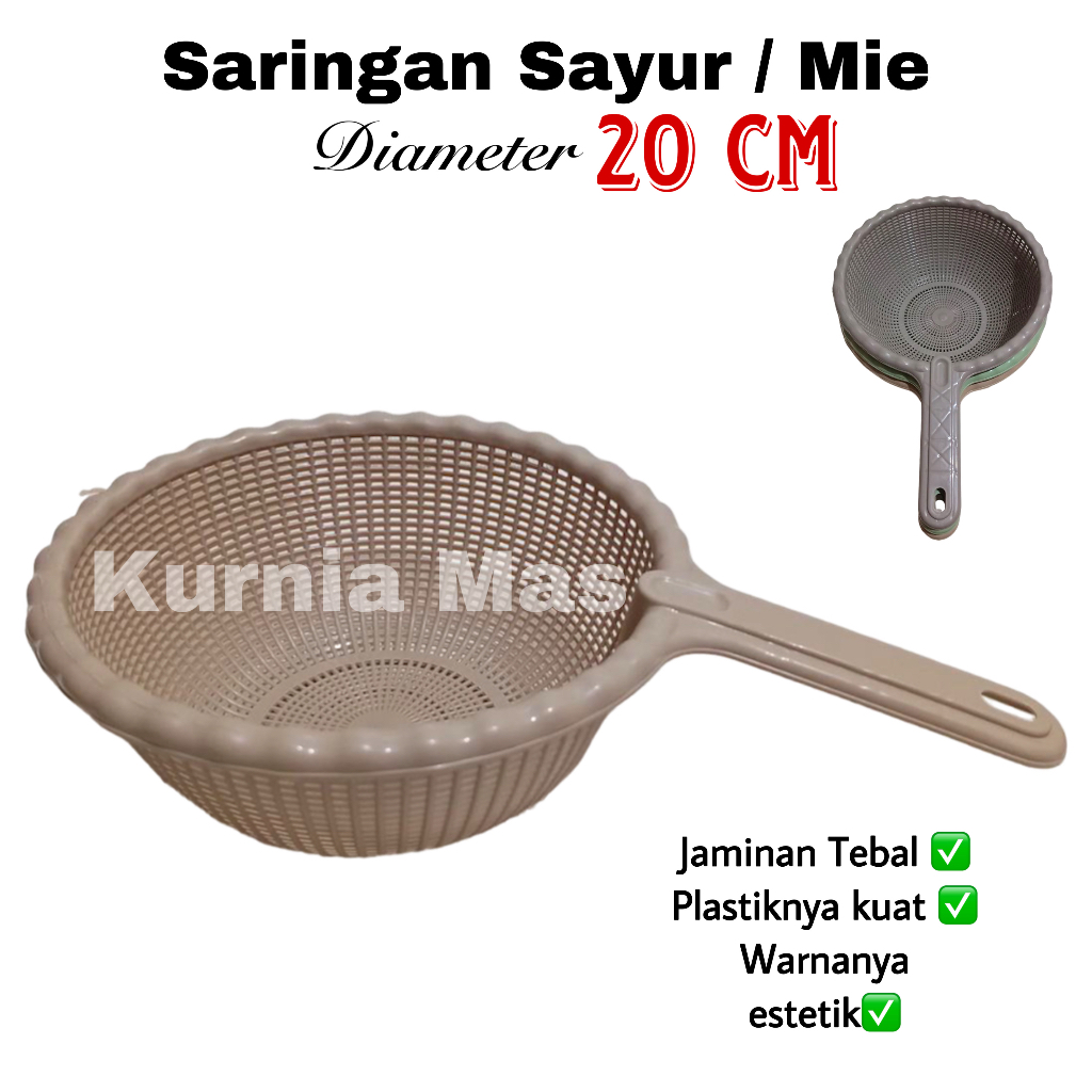 Jual Saringan Sayur Plastik Besar Tirisan Mie Saringan Plastik ...
