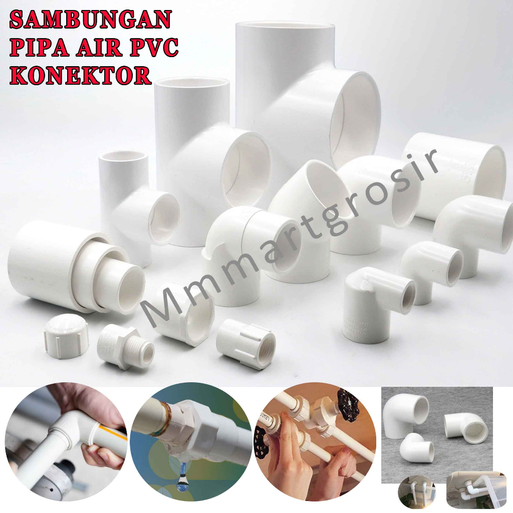 Jual Sambungan Pipa Air / Pipa Air PVC / Pipa Air Konektor / Fitting ...