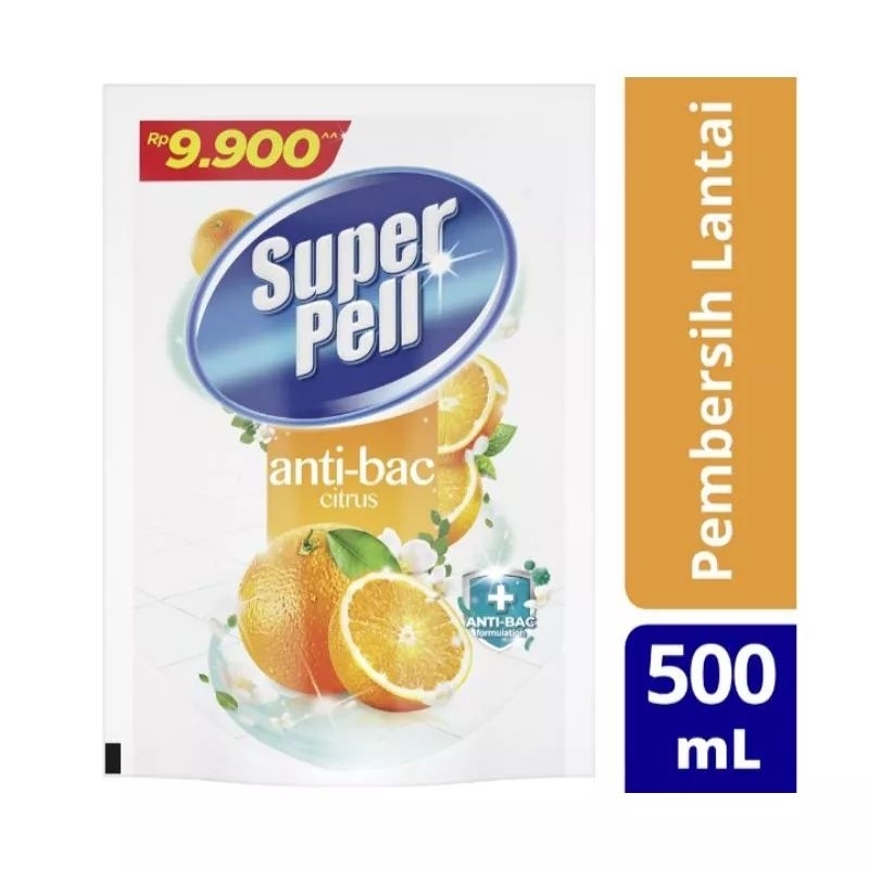 Jual Super Pell Superpel Superpell Lantai Anti-bac Citrus 500 ml ...