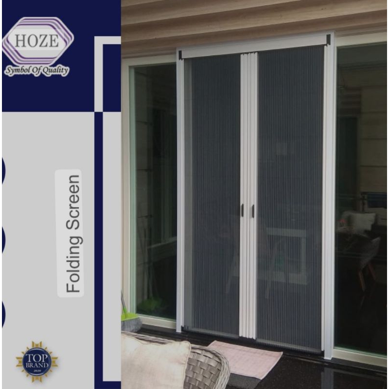 Jual folding screen pintu I pintu kasa nyamuk sliding ukuran custom ...