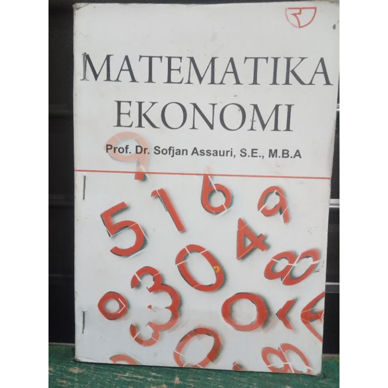 Jual buku matematika ekonomi karangan Prof Dr Sofyan Assauri S.E..M.B.A | Shopee Indonesia