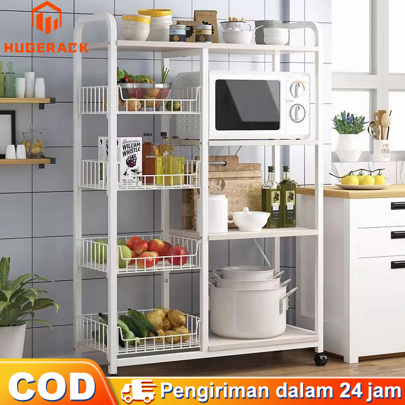 Jual Rak Dapur Susun Minimalis / Rak Oven Microwave/ Kitchen Rack/ Rak ...