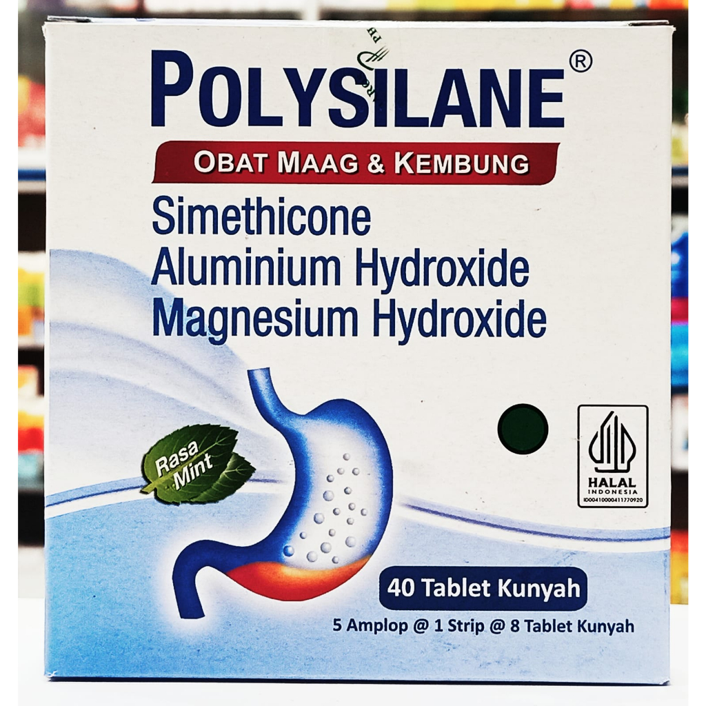 Jual Polysilane 𝟏 𝐊𝐎𝐓𝐀𝐊 𝐈𝐒𝐈 𝟒𝟎 𝐓𝐀𝐁𝐋𝐄𝐓 𝐊𝐔𝐍𝐘𝐀𝐇 - Meredakan Asam Lambung ...