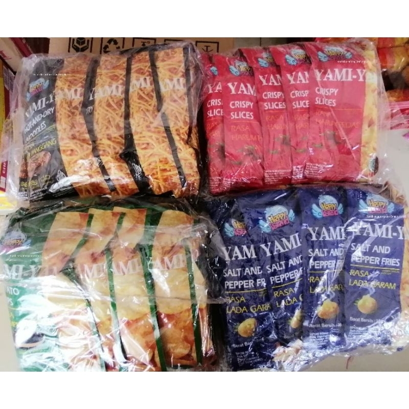 Jual POTATO CHIPS YAMI YAMI / SNACK POTATO Dus / Karton 6Pak x 10Pcs ...