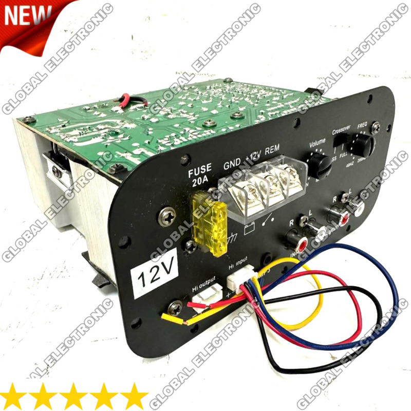 Jual Power Kit Subwoofer Active FUSE 20A Jumbo Power Amplifier Mini ...