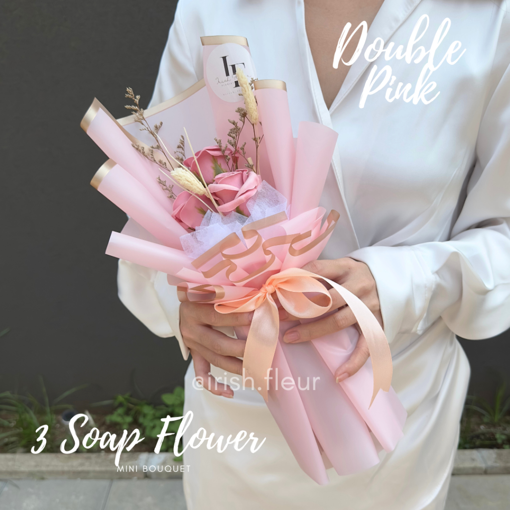 Jual IRISH.FLEUR Triple Soap Mini Flower Bouquet / Buket Bunga Sabun ...