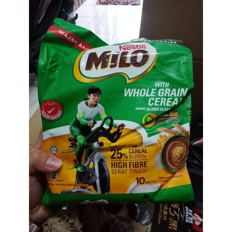 Jual milo activ GO original malaysia (milo cereal, milo less sugar ...