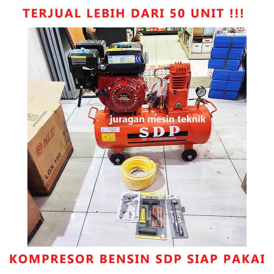 Jual Mesin Kompresor Bensin SDP 1/4HP + Engine GX160 GX 160 Siap Pakai ...