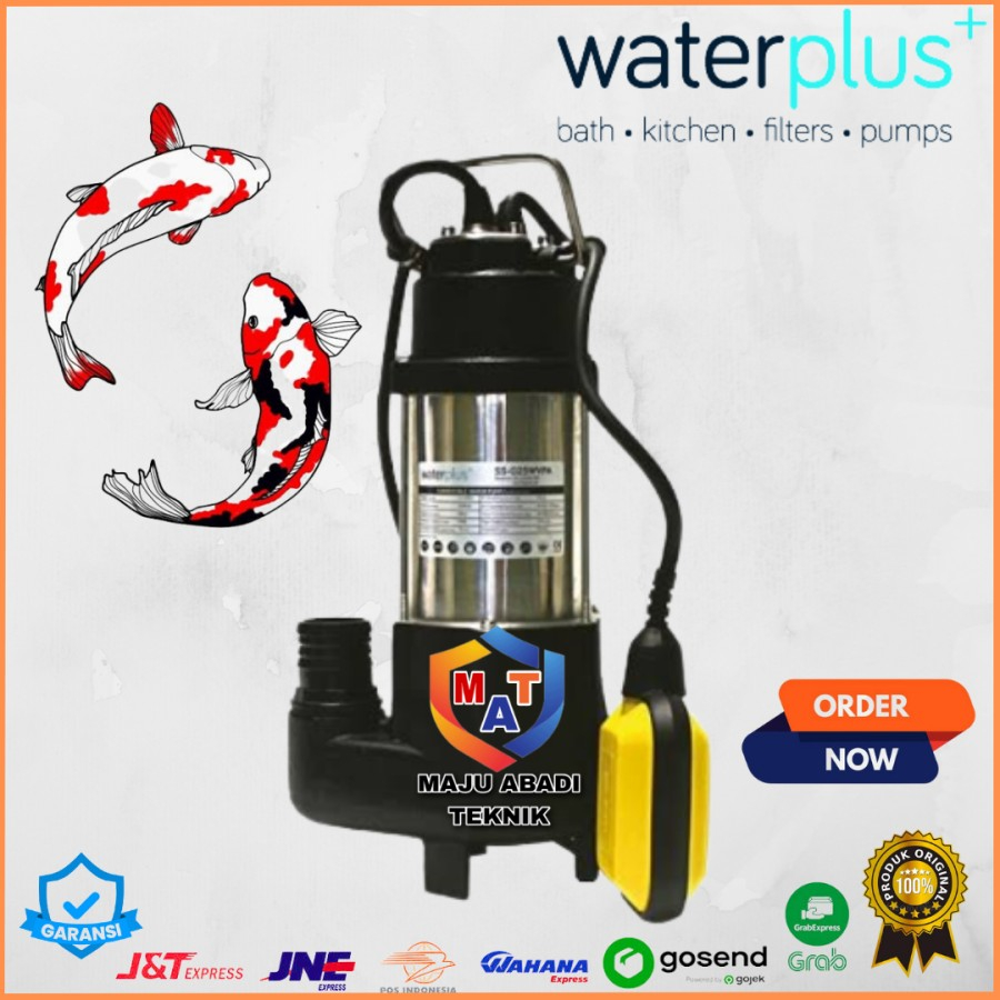 Jual POMPA CELUP AIR KOTOR BANJIR WATERPLUS SSW 450A Submersible Pump Auto | Shopee Indonesia