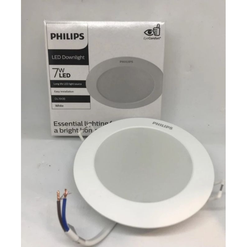 Jual Lampu Downlight Philips Eridani 7w 7Watt Sinar Putih 6500K/Kuning 3000k/Natural 4000k ...