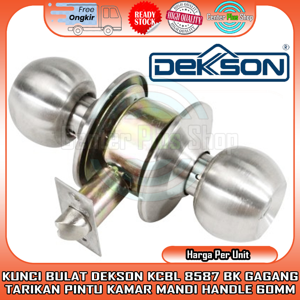 Jual KUNCI BULAT DEKKSON KCBL 8587 PINTU KAMAR MANDI DEKSON KC BL ...