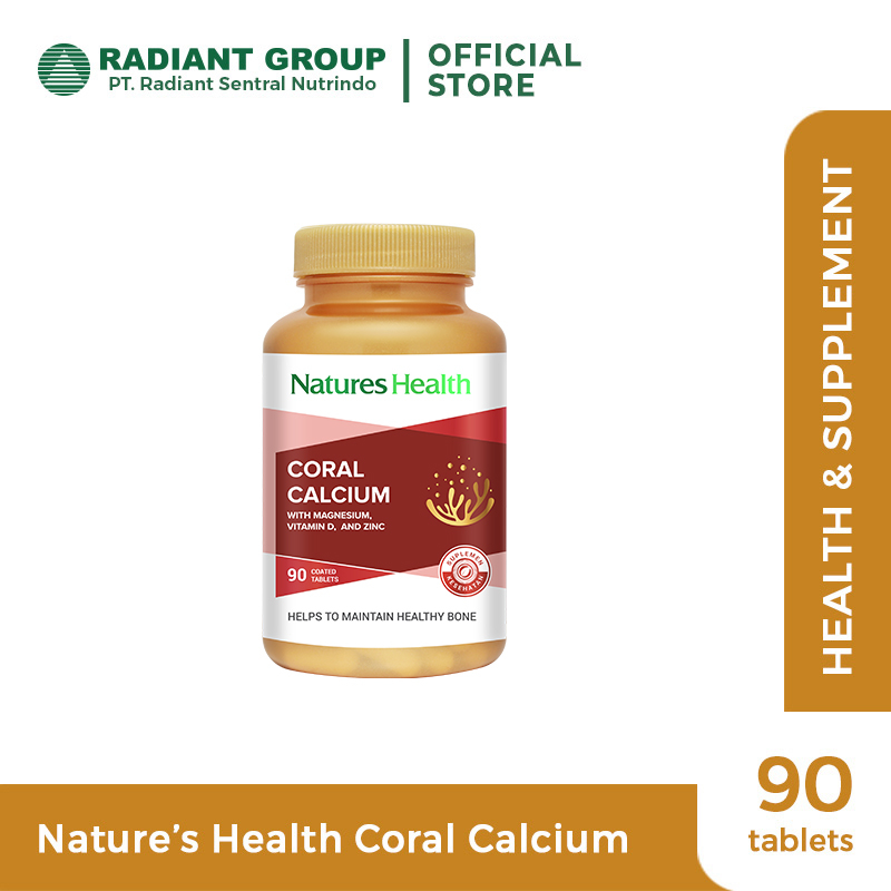 Jual Natures Health Coral Calcium - 90 Tablets | Shopee Indonesia