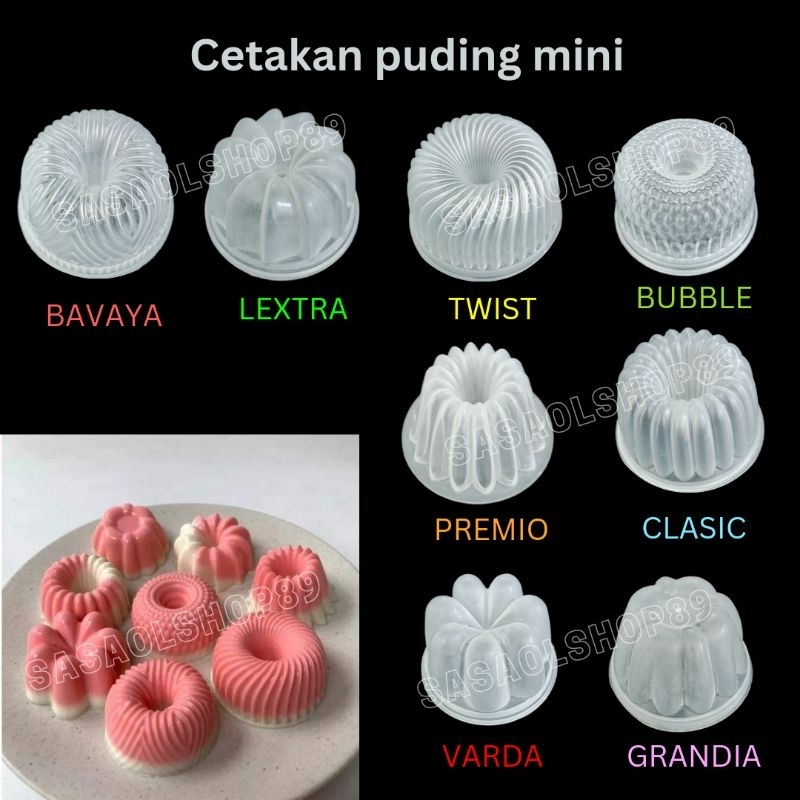 Jual Cetakan Pudding puding Mini cetakan bolu mini putu ayu | Shopee ...