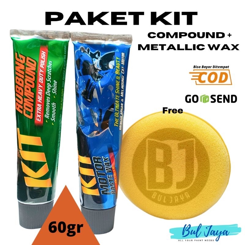 Jual Paket KIT compound dan wax / Penghilang baret Pengkilap motor ...