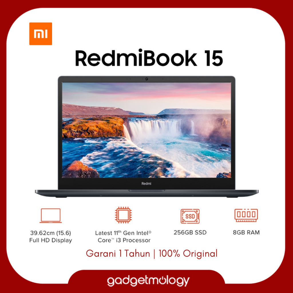 Jual Laptop Redmibook 15 RAM 8GB SSD 256GB Intel i3-1115G4 Windows 10 ...