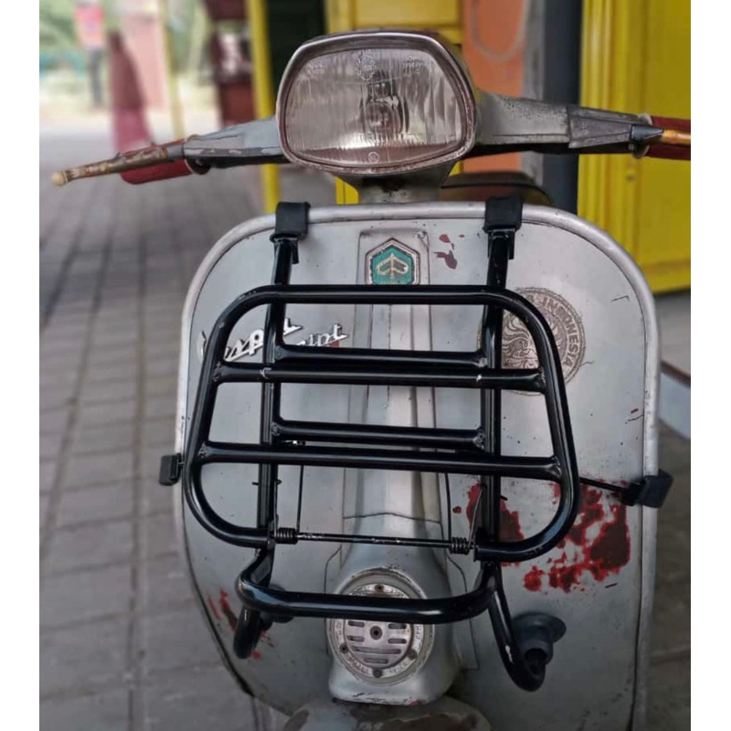 Jual frontrack rak depan Vespa super sprint PS PX Excel coating dan ...