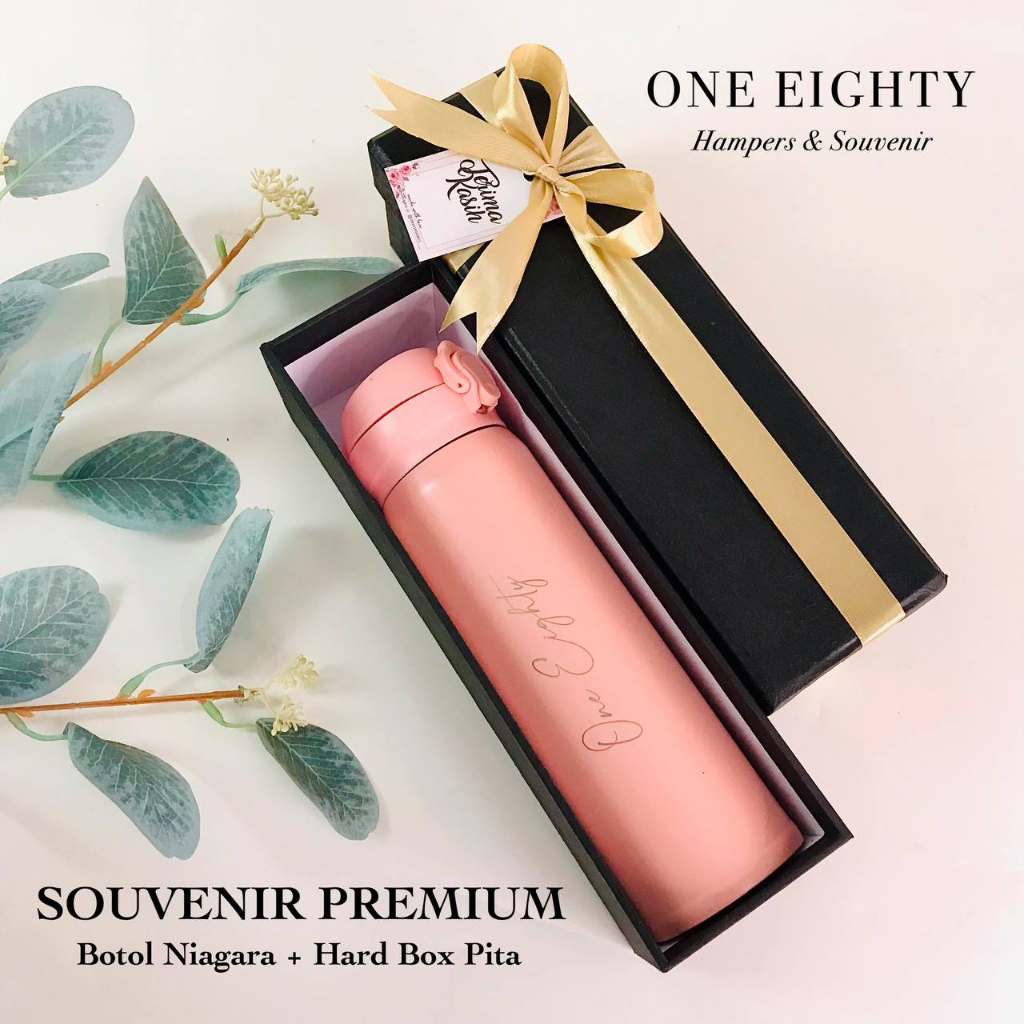 Jual Souvenir Hampers Premium Tumbler Botol Niagara Custom Hard Box ...