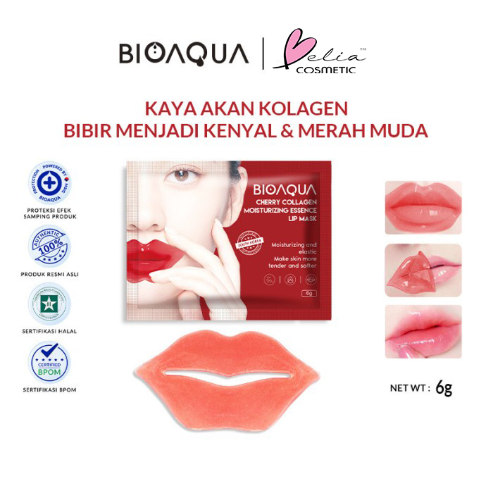 Jual BELIA BIOAQUA Masker | Lip Mask | Eye Mask 24K Forehead Mask ...