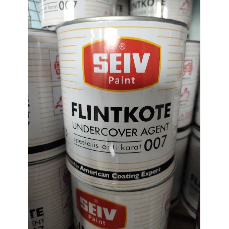 Jual cat anti karat - SEIV FLINTKOTE - HITAM 1kg | Shopee Indonesia