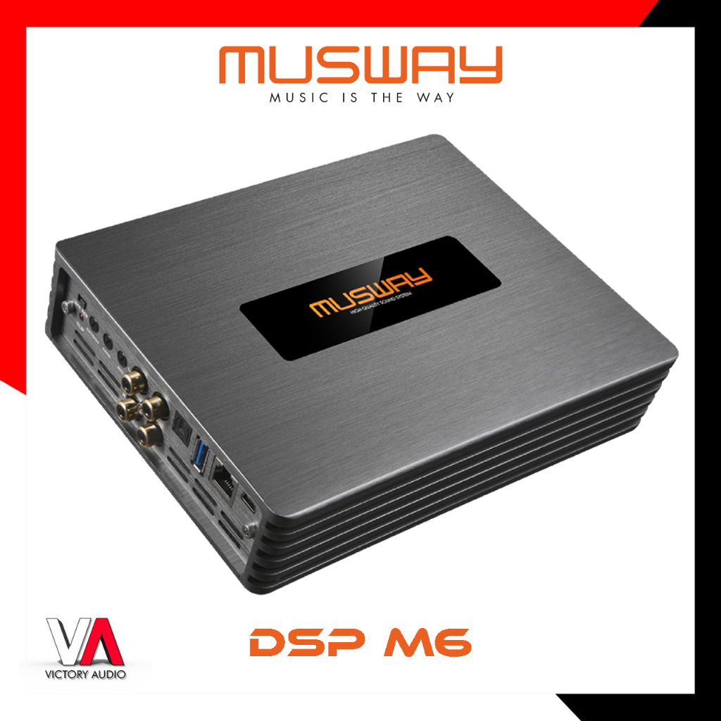 Jual DSP Digital Sound Processor MUSWAY M6 8CH DSP Built in Power Amplifier Full Range Class D ...