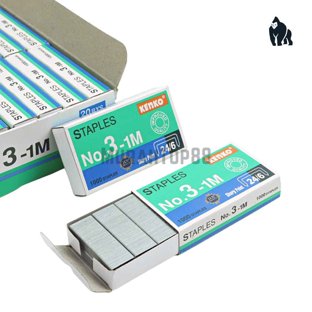 Jual Isi Staples Besar Kenko No. 3-1M / Refill Stapler Hekter No.3 ...