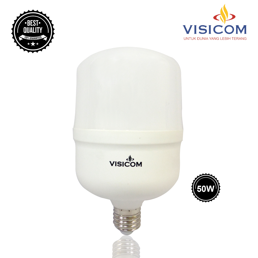 Jual VISICOM Lampu LED Kapsul Jumbo 50 Watt (HB) Hemat Energi - Cahaya Putih | Shopee Indonesia