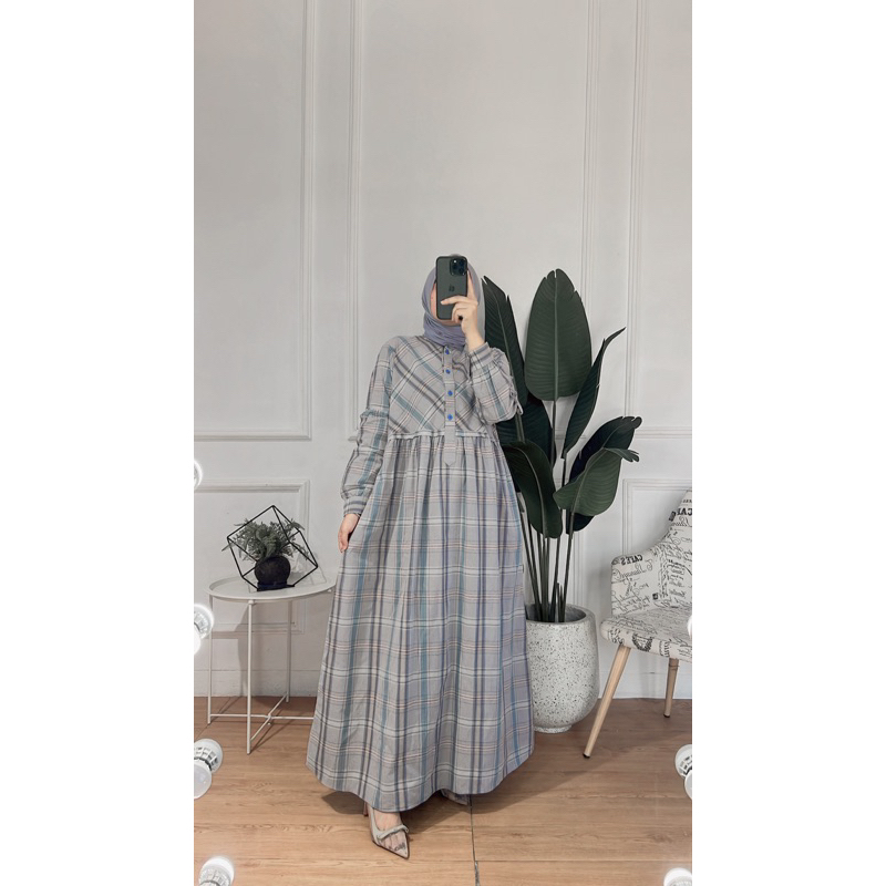 Jual dress triset/dress katun/dress athayaa/dress triset | Shopee Indonesia