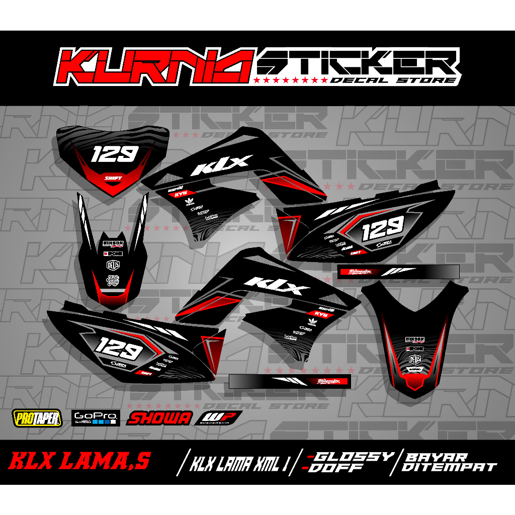 Jual Stiker motor klx s klx lama dtracker lama klx old minimalis keren ...