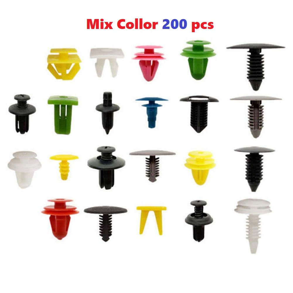 Jual Baut Rivet Mobil Universal 200 PCS - Klip Kancing Bumper Mobil ...