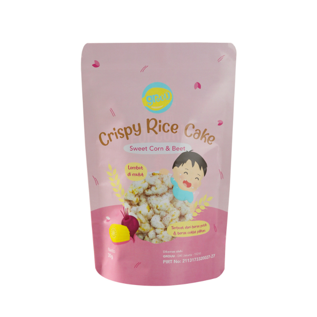 Jual Snack Bayi - Grouu Crispy Rice Cake 30Gr | Shopee Indonesia