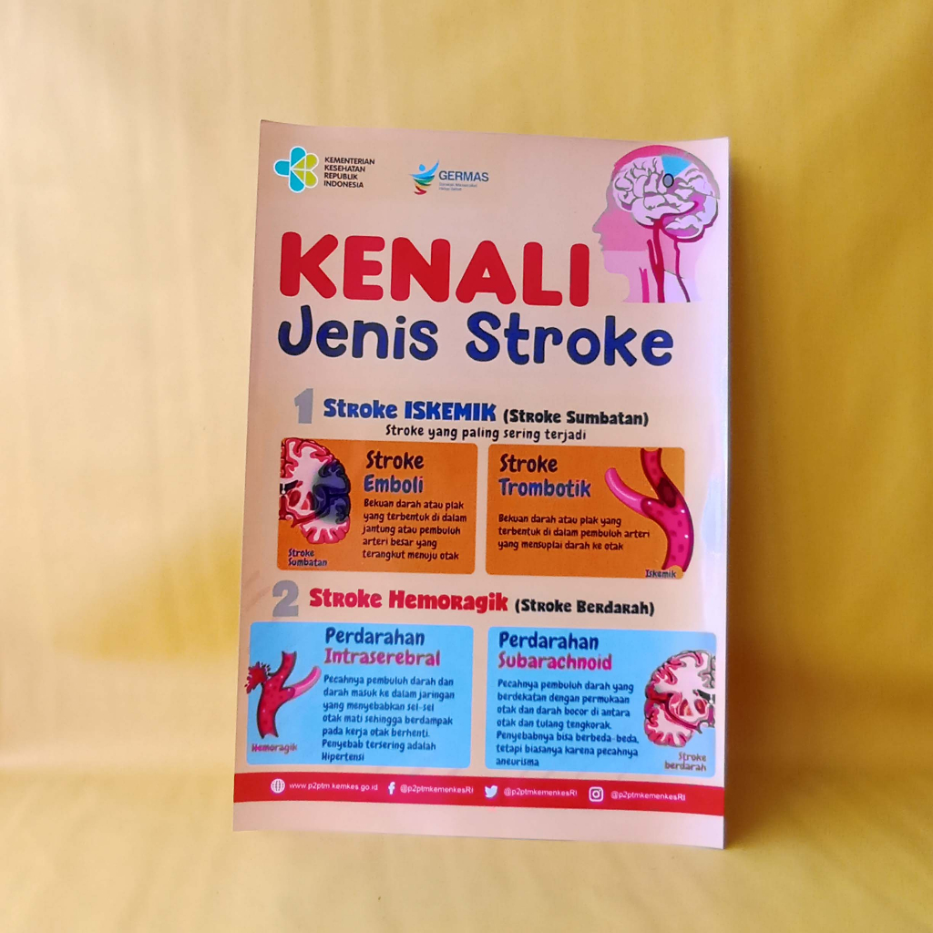 Jual Poster Penyakit | Poster Kenali Jenis Stroke | Poster Stroke | Poster Kesehatan | Poster ...