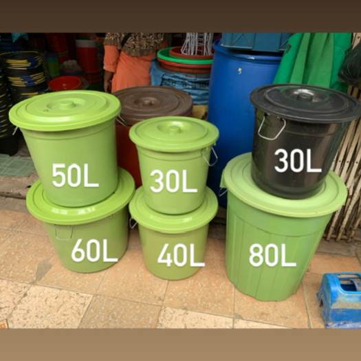 Jual [DK] Ember Plastik / Bak tutup 30L dan 40L / Ember dan Tutup Plastik | Shopee Indonesia