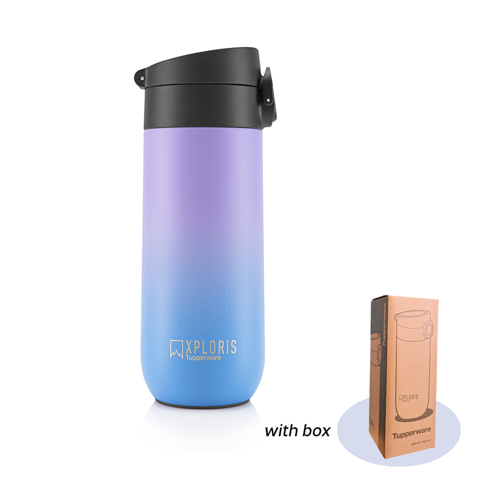Jual Xploris Thermos 450mL Denali Tupper..ware Botol Minum, Termos ...