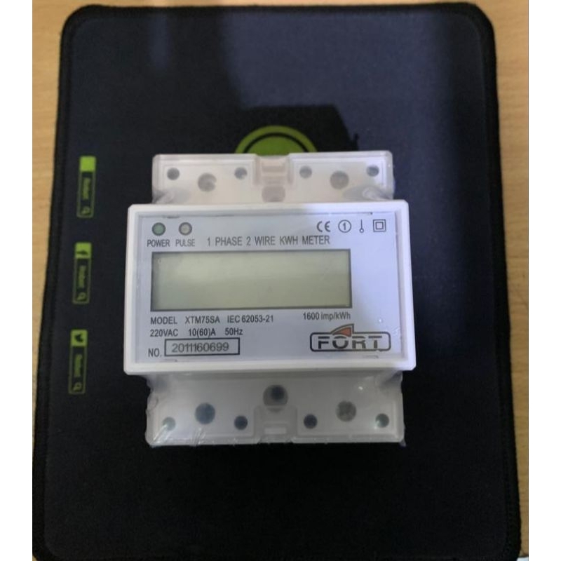 Jual Kwh meter digital 1 phase 2 wire 10(60)A 50 Hz merek Fort | Shopee ...