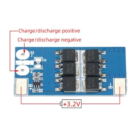 Jual BMS 1S Lithium LiFePO4 3.2V 25A Iron Phosphate Battery Charger Module | Shopee Indonesia