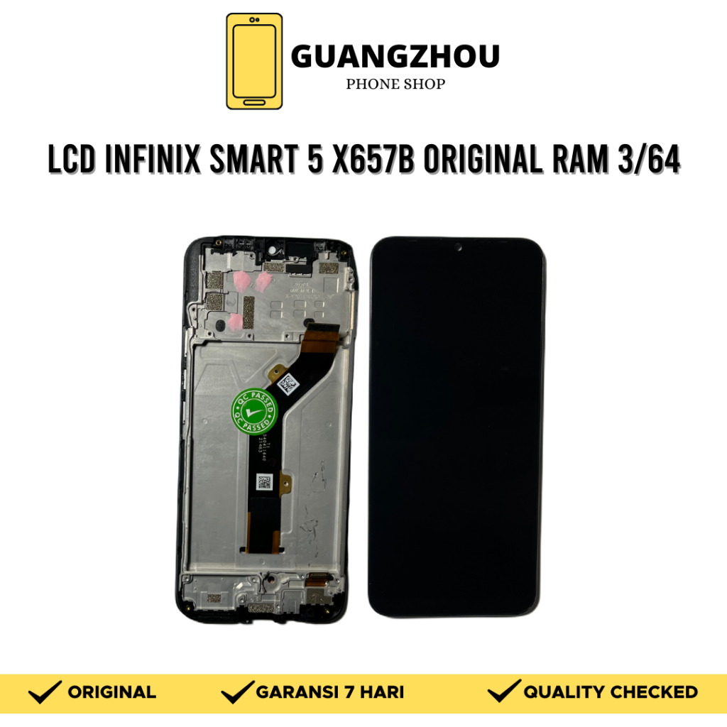 Jual LCD TOUCHSCREEN INFINIX SMART 5 X657B RAM 3/64 ORIGINAL COPOTAN ...