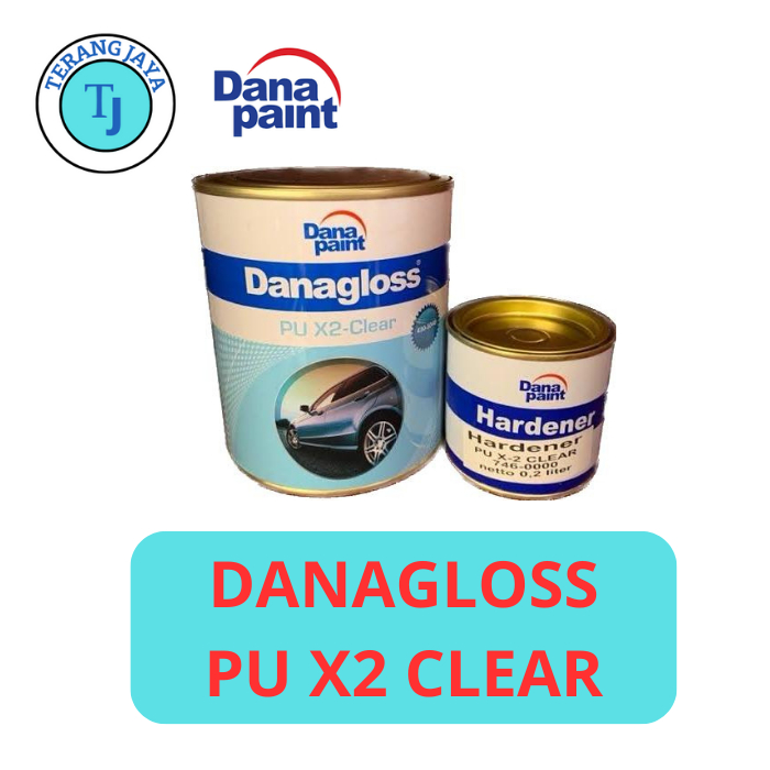 Jual Cat Danagloss Clear PU X2 + Hardener 1kg - Dana Paint | Shopee ...