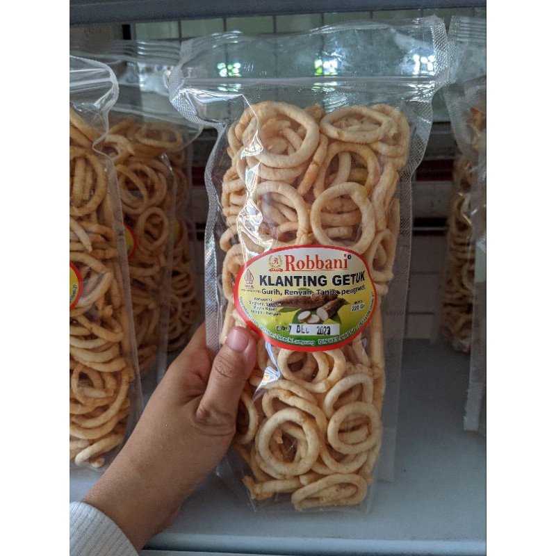 Jual Klanting Getuk Robbani Snack 220 gram Lanting Kemasan Besar ...