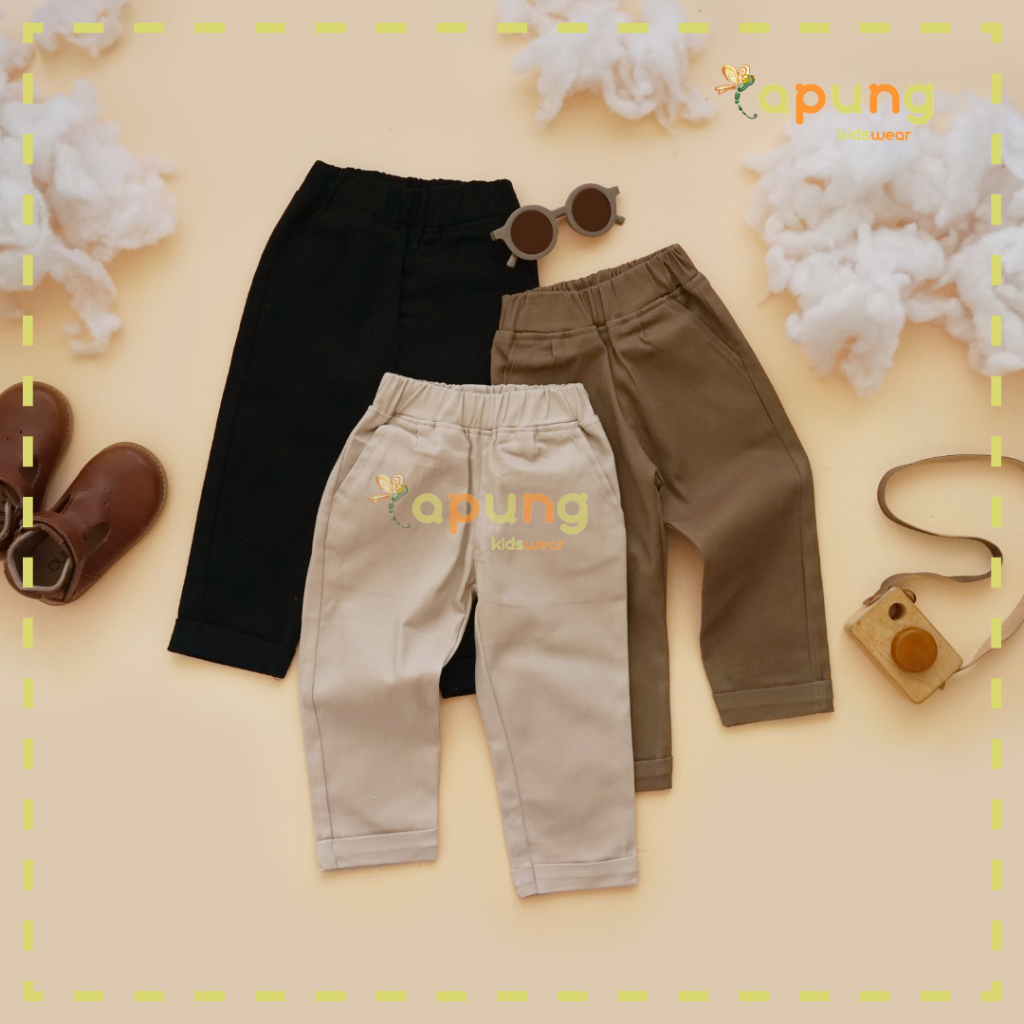 Jual (capung kidswear) Celana Cino Panjang Anak Stik Balik Unisex 6 ...