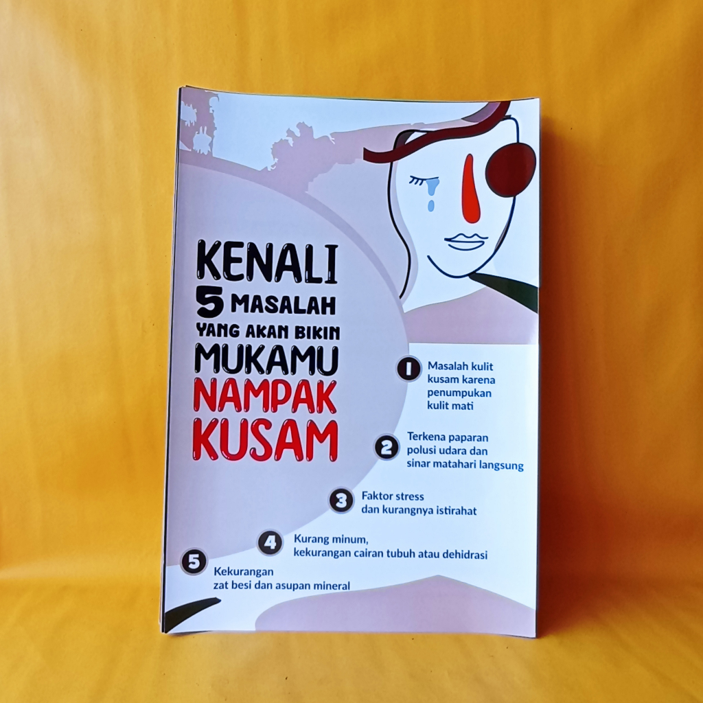 Jual Poster Kesehatan Kulit | Poster Kenali 5 Masalah yang Bikin Muka ...