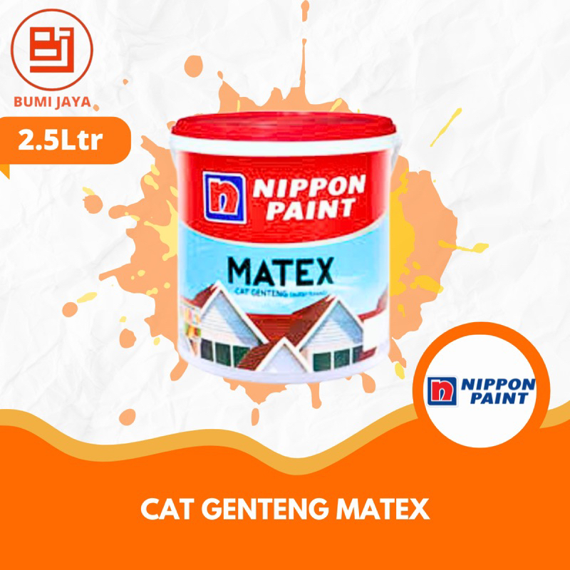 Jual Cat genteng matex Nippon paint 2.5 Ltr | Shopee Indonesia