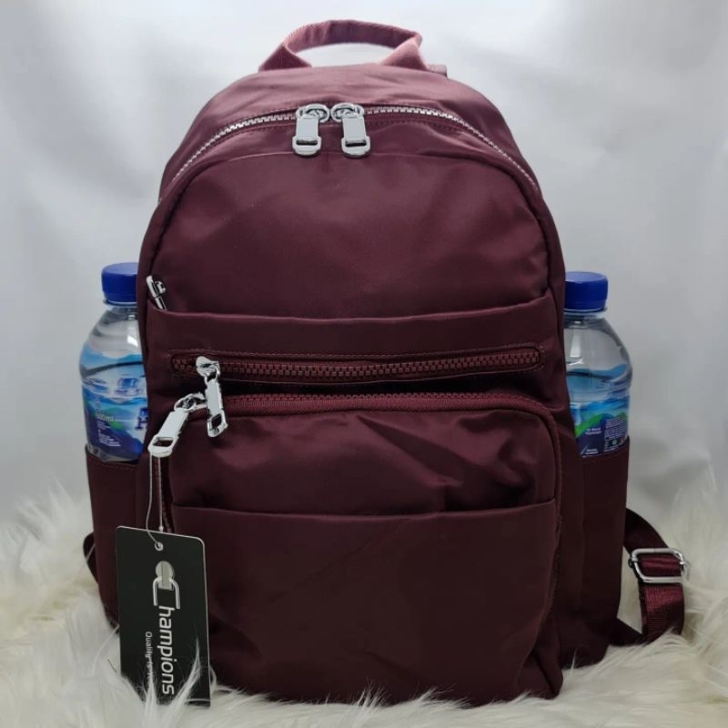 Jual Champions 2303 Tas Ransel Wanita Import Laptop 14 inch ANTI AIR ...