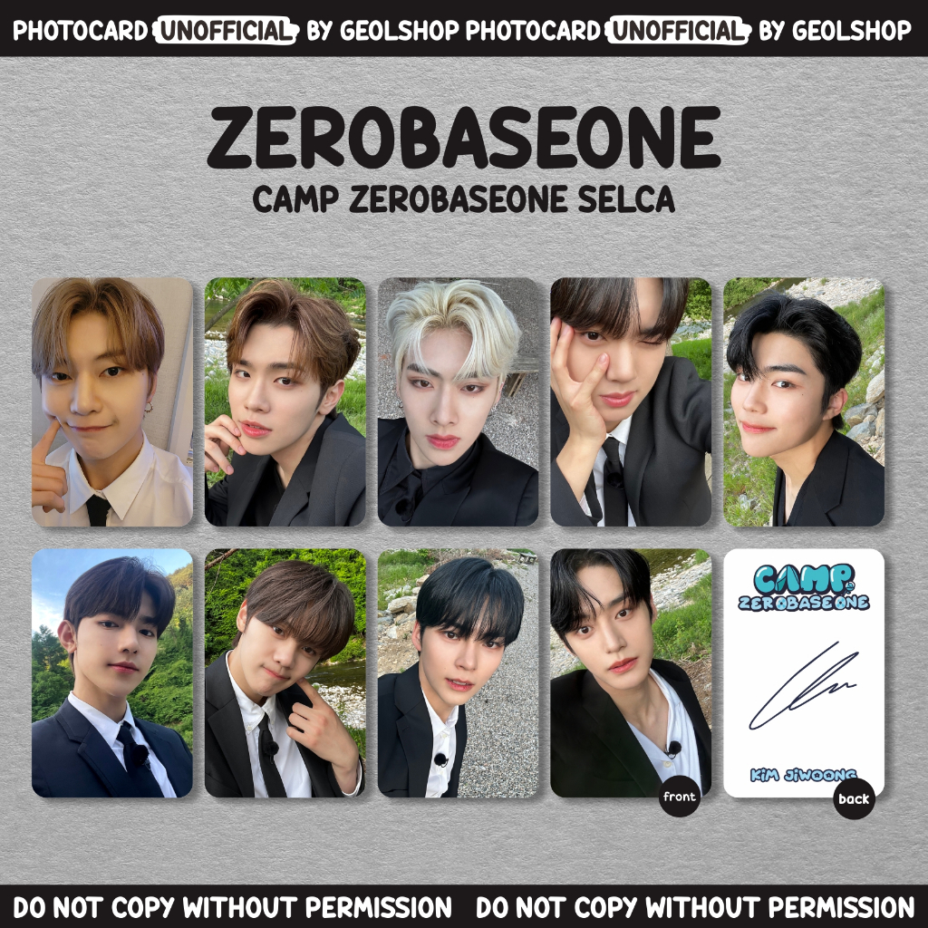 Jual PHOTOCARD SET UNOFFICIAL | ZEROBASEONE ZB1 | PROFILE MEMBER | ZB1 ...